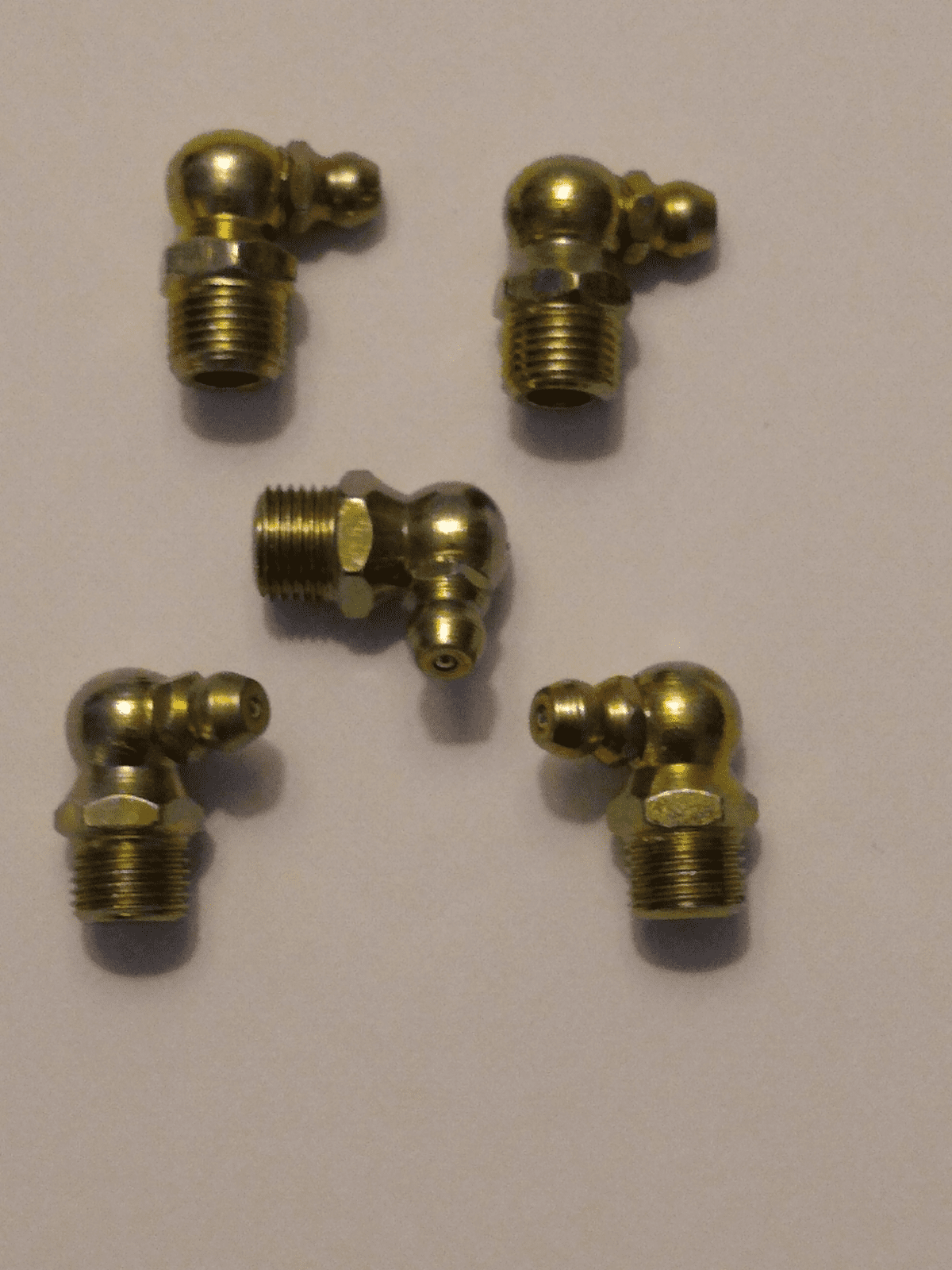 1/8-27-90 Degree Angle NPT Grease zerk Fittings 100 Pcs. Condition is ...