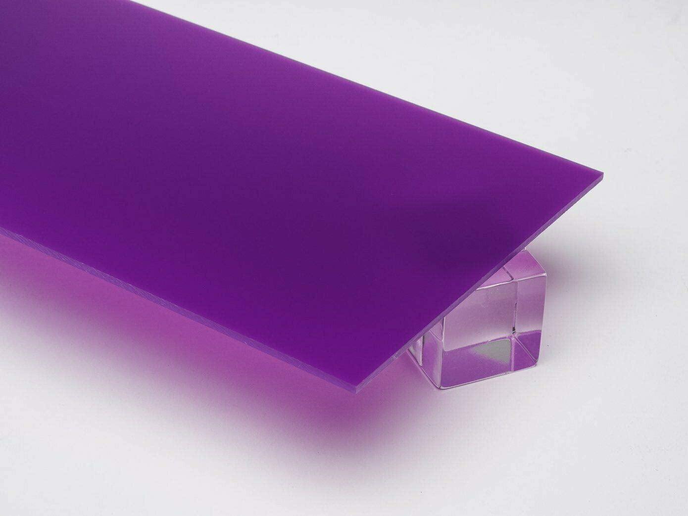 1/8" (3mm) Purple Violet 12"x12" Translucent Acrylic Plexiglass 0.118 ...