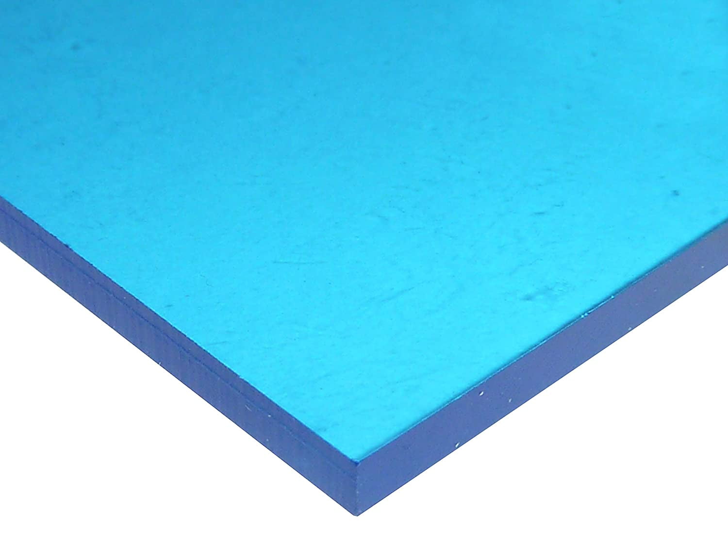 1/8" (3mm) Transparent Ocean Blue 12" x 12" Acrylic Plexiglass Sheet ...