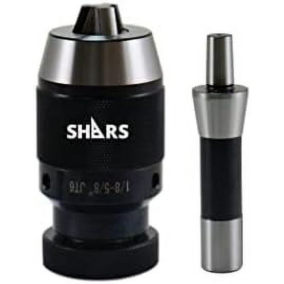1/8"-5/8" JT6 Heavy Duty Keyless Drill Chuck & R8 Drill Chuck Arbor 202 ...
