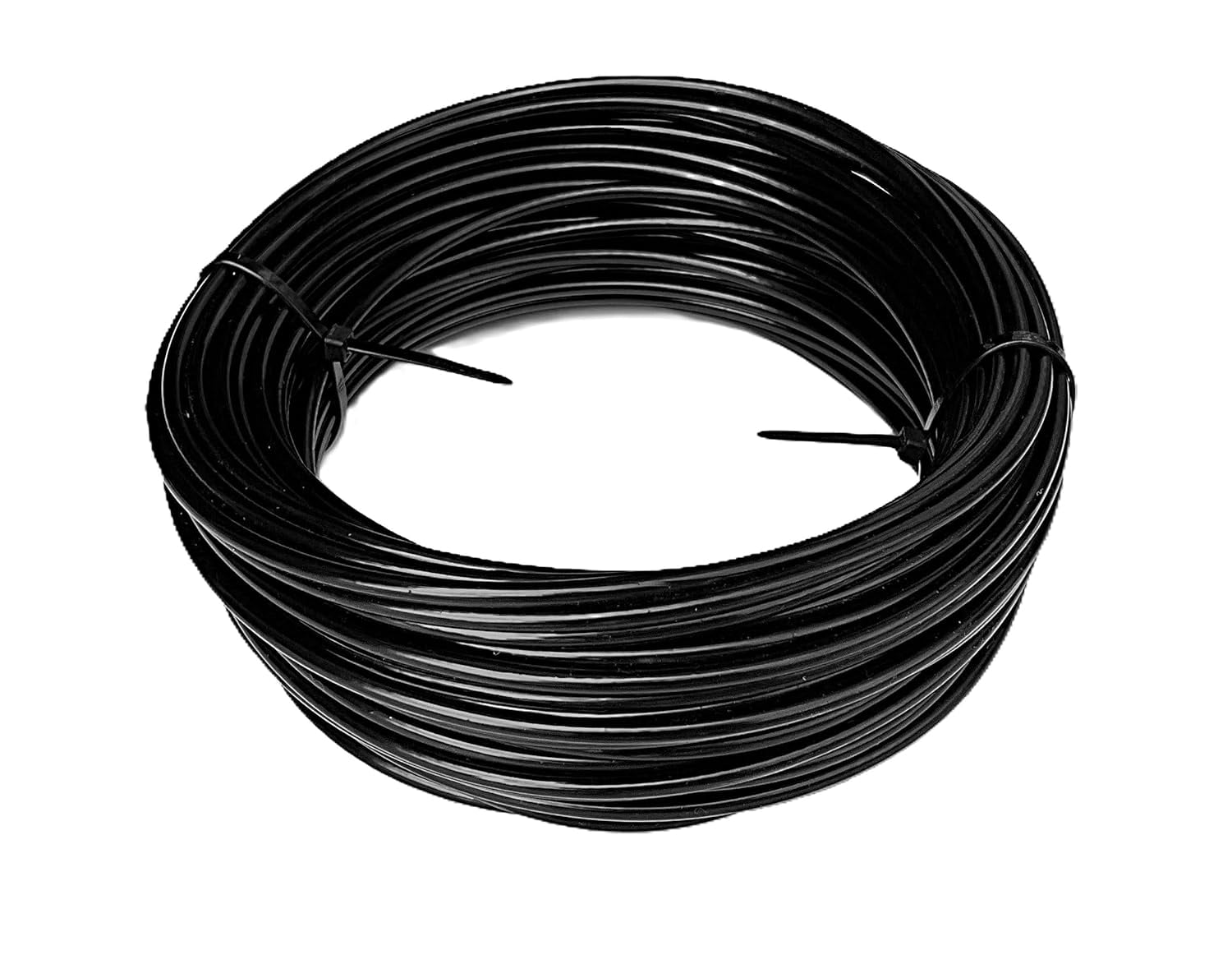 1/8" Coated to 3/16" Diameter, 7x7 Construction, Black Vinyl Coated ...