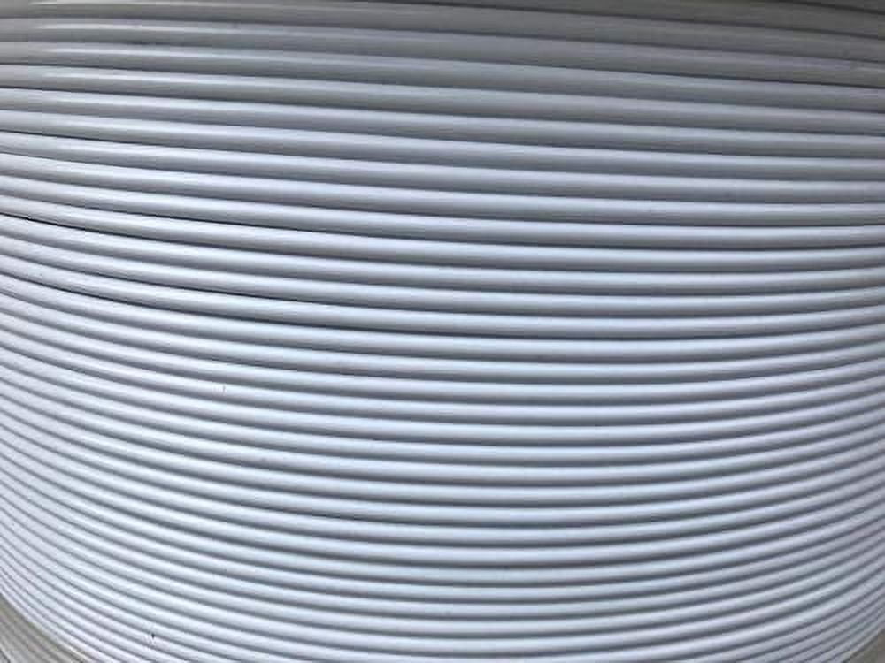 1/8" Coated to 3/16" Diameter, 7x7 Construction, White Vinyl Coated ...