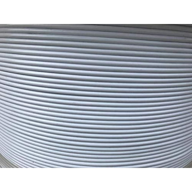 1/8" Coated to 3/16" Diameter, 7x7 Construction, White Vinyl Coated ...
