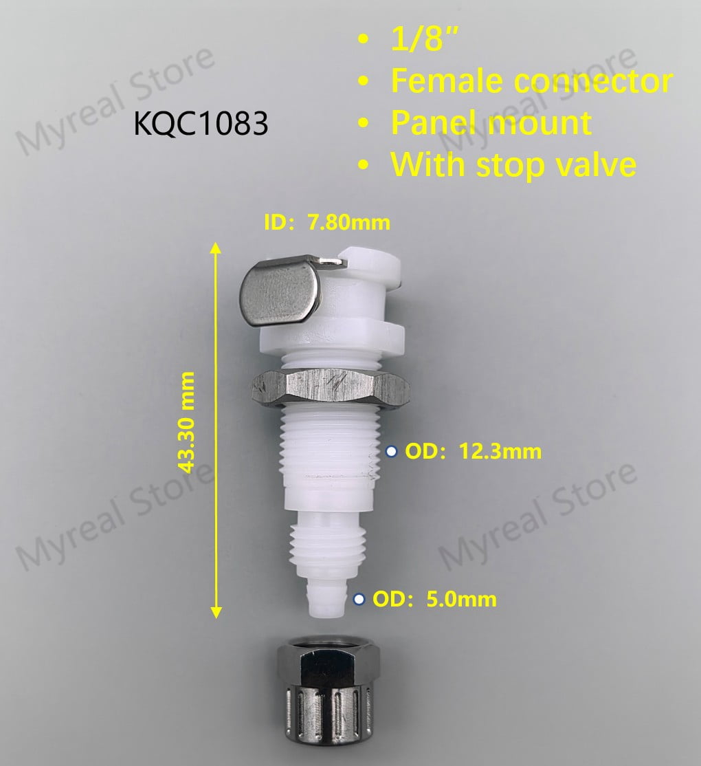 1-8 Female-CPC Quick Disconnect Connectors, Plastic Pipe Fittings, PMCD ...