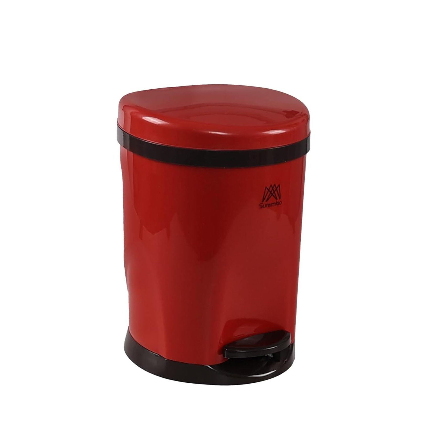 1.8 Gallon Small Step On Wastebasket, Plastic Step Trash Can with ...