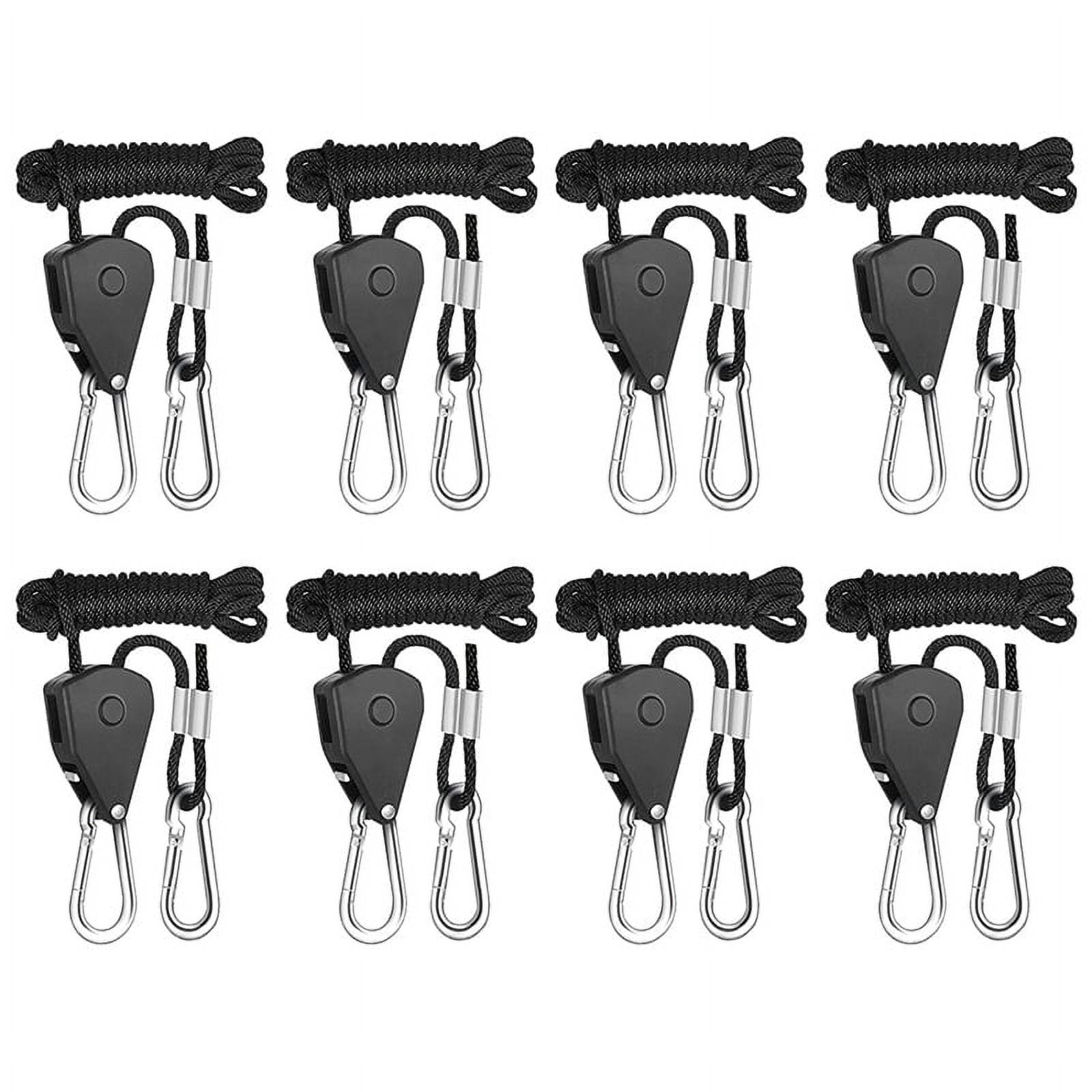 1/8 Inch Adjustable Grow Light Hangers 8Pcs 2.4M Long Heavy Duty for ...