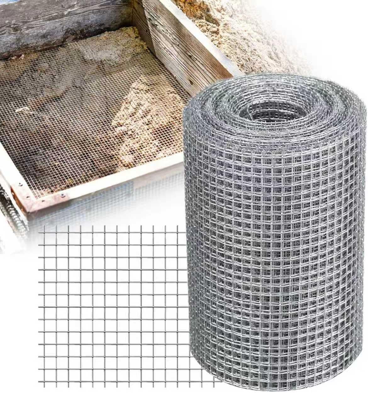1/8 Inch Hardware Cloth 12'' x 10' 27 Gauge Hot Dip Galvanized Welded ...