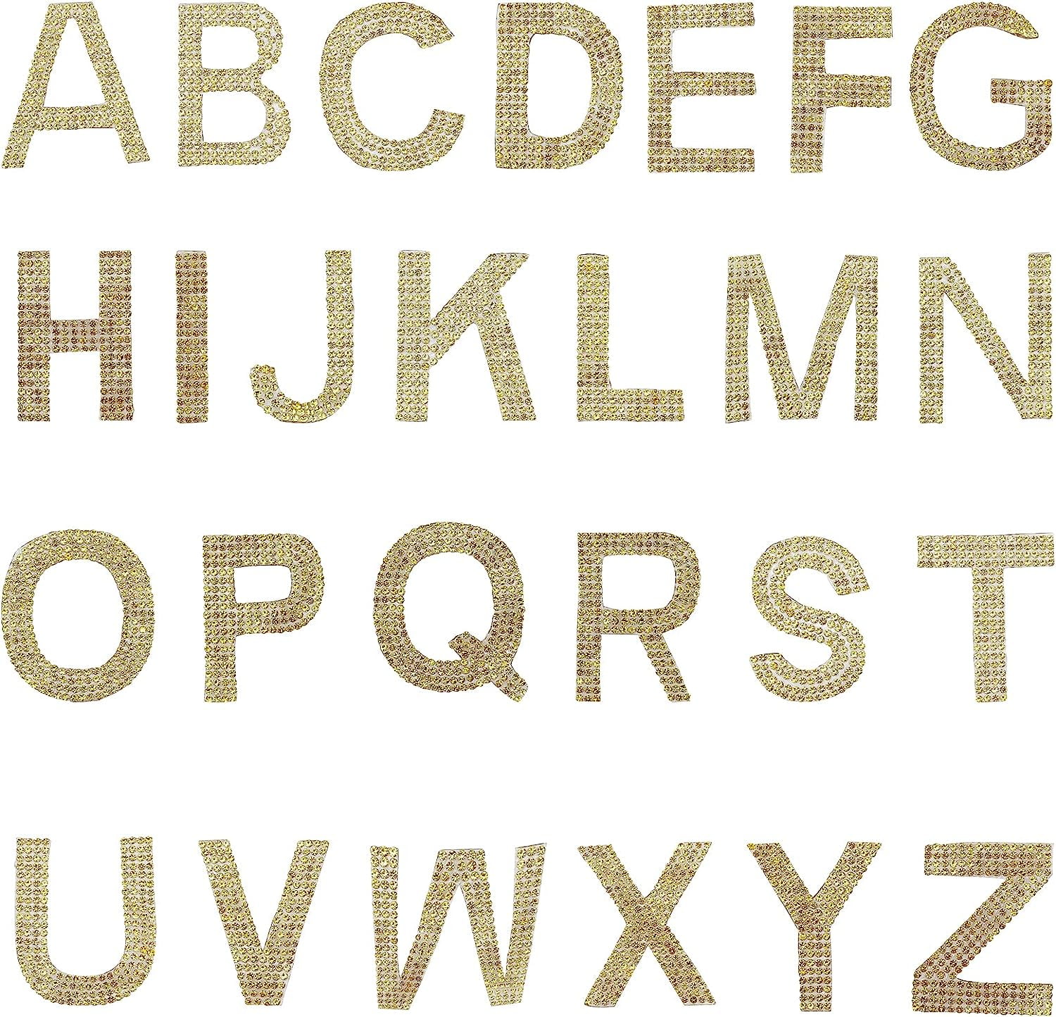 1.8 Inch High Alphabet Letter Stickers 26 Letters A-Z Self-Adhesive ...
