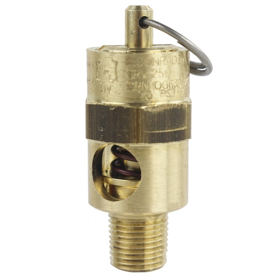 1/8" Inch NPT 75 PSI Air Compressor Safety Relief Pressure Valve Tank ...