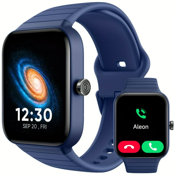 1.8 Inch Smart Watch for Women & Men - 100+ Sport Modes Fitness Tracker ...