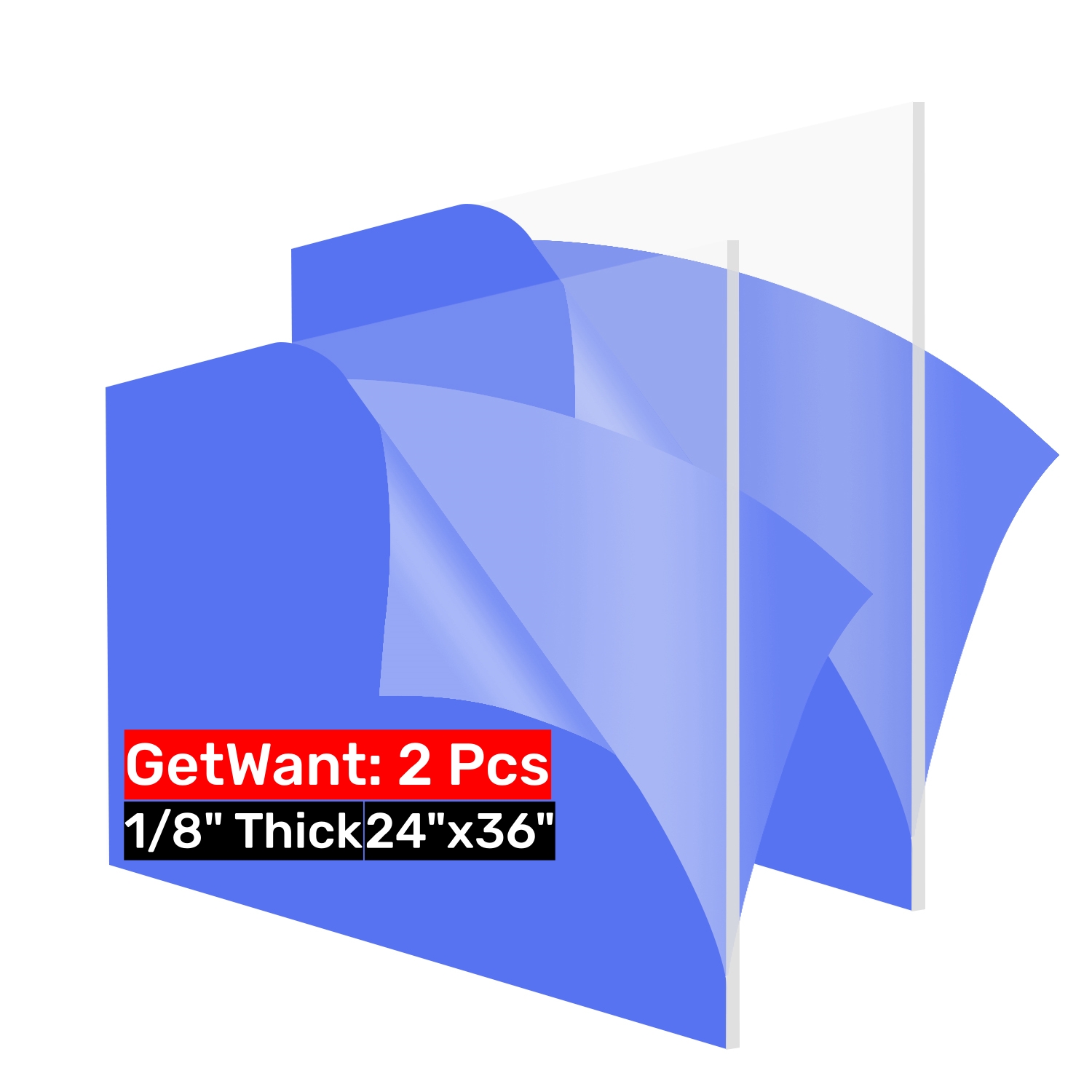 ONE- WHITE OPAQUE ACRYLIC PLEXIGLASS SHEET 1/8" 24" X 24" ^ - Walmart.com
