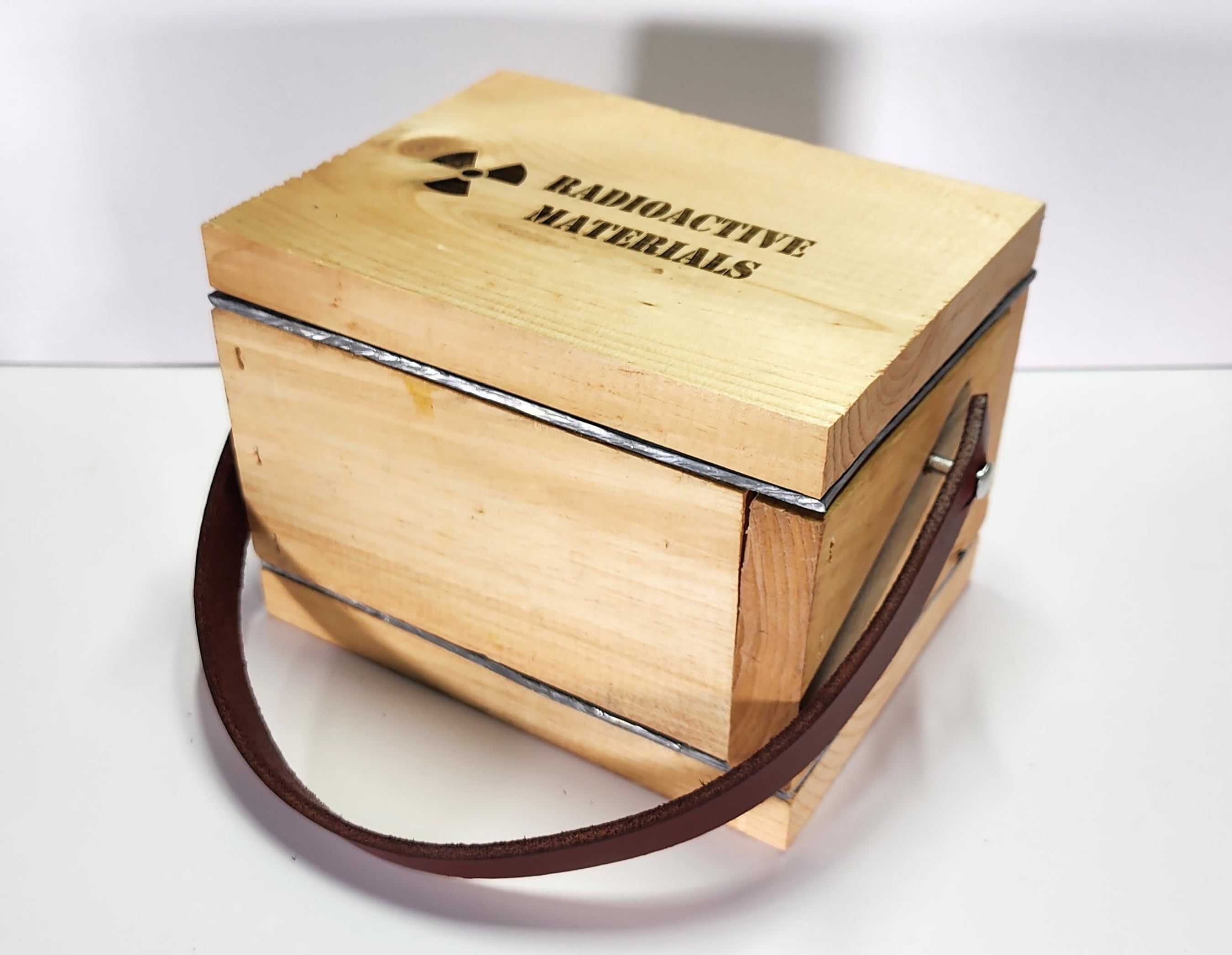 1/8" Lead Lined Wood Box - Radioactive Materials Storage - Walmart.com