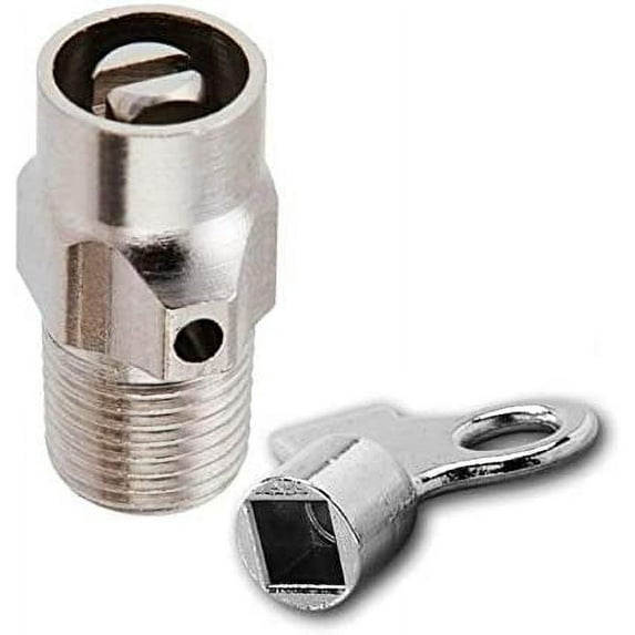 1/8" MIPS Coin Key Radiator Air Vent Bleeder and Valve Key Plumbing ...