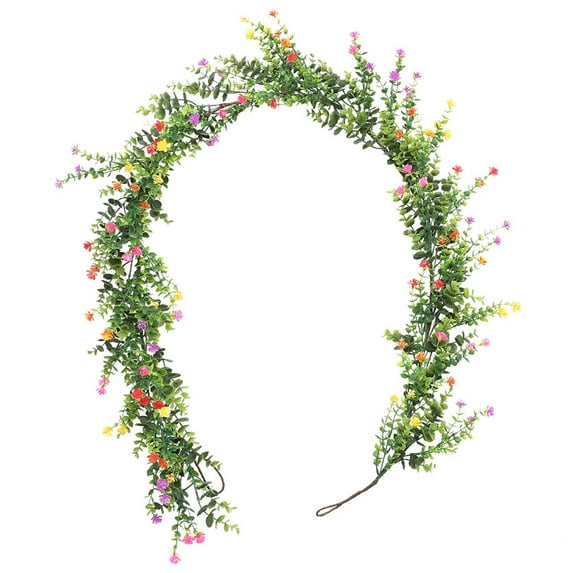 1.8 Meter Simulated Artificial Eucalyptus Rattan Core Greenery Vine For ...