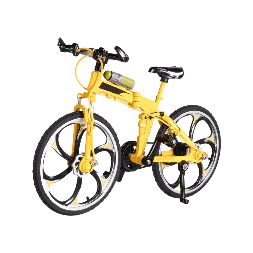 1:8 Mini Model Alloy Bicycle Diecast Metal Finger Adult Red Mini Bike ...