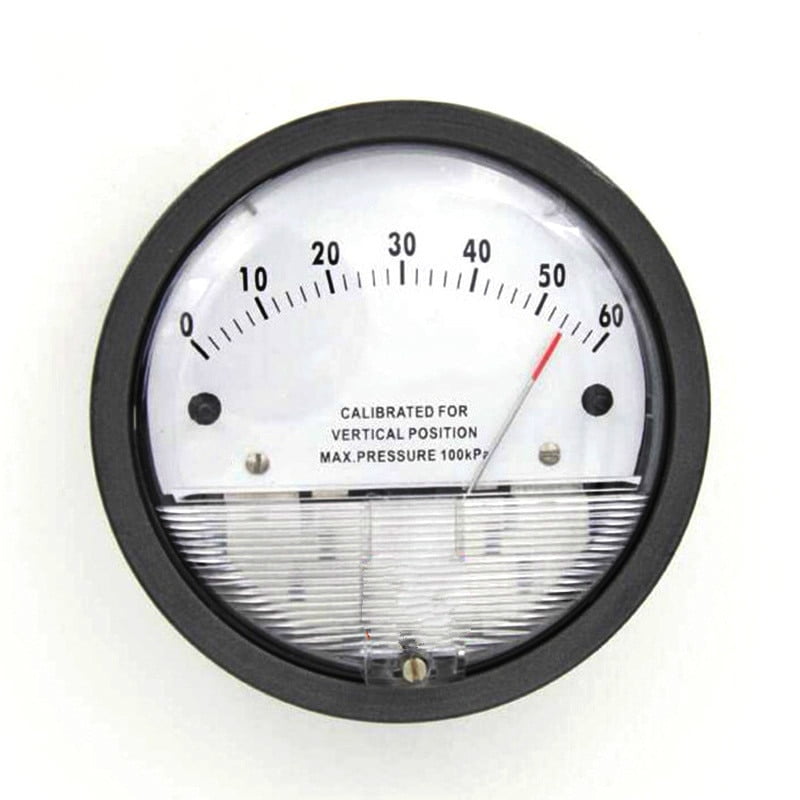1/8 "NPT Air Differential pressure Gauge Vacuum Manometer micro pressure gauge Measuring range ...