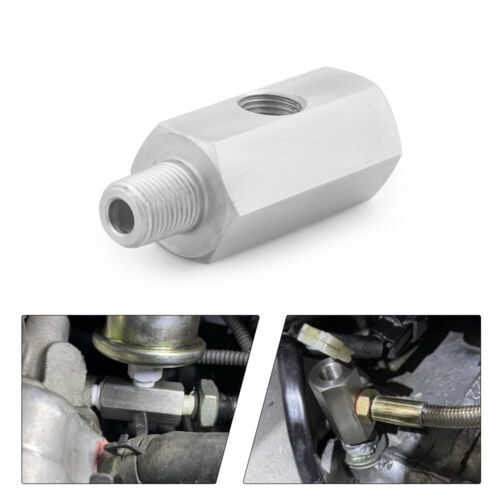 1/8" NPT Female Oil Pressure Sensor Tee to 1/8 NPT Male Adapter Supply ...