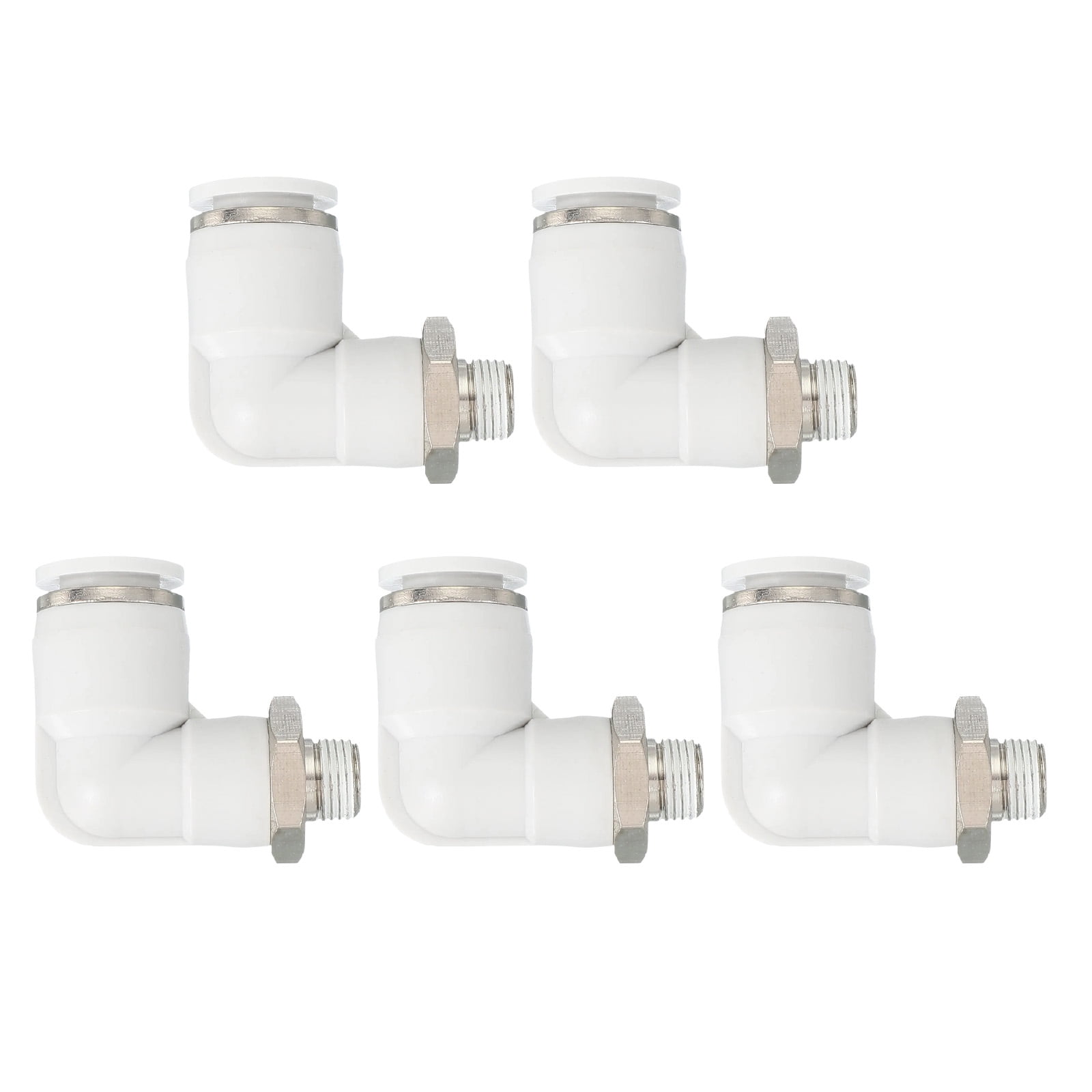 1/8"PT Push to Fitting, 5 Pack 10mm Pneumatic Air Quick Connector Male ...