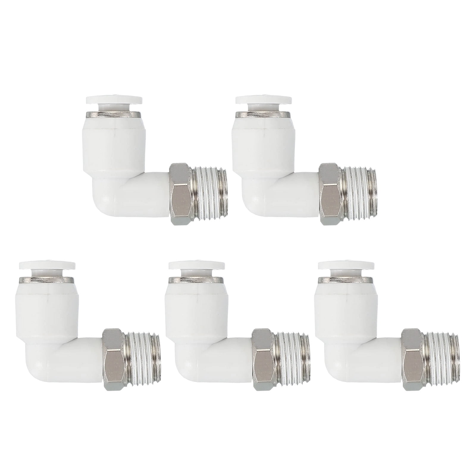 1/8"PT Push to Fitting, 5 Pack 4mm Pneumatic Air Quick Connector Male ...