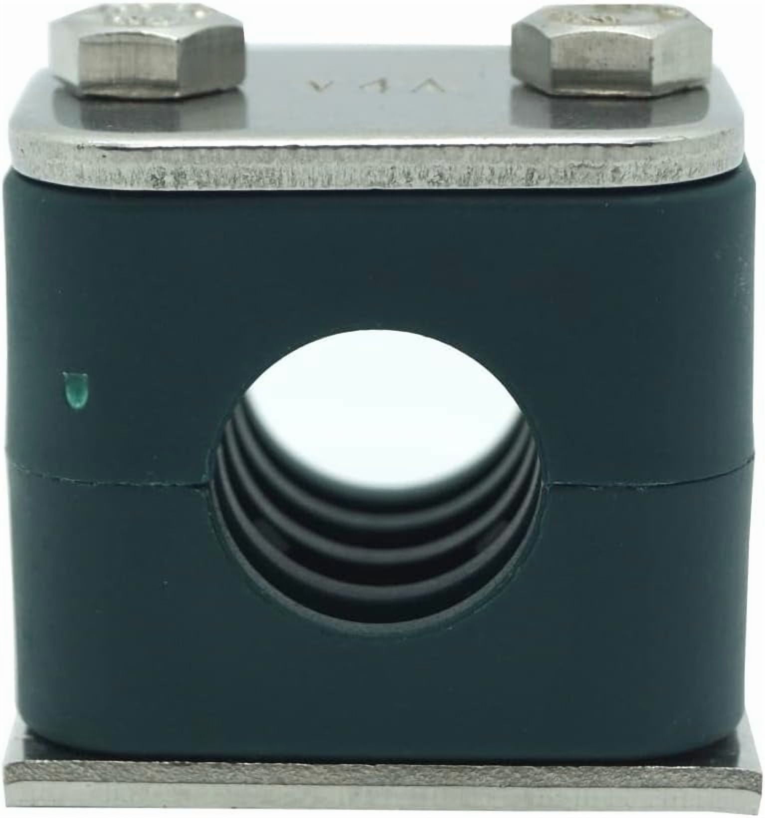 1/8'' Pipe Size Standard Series Clamp, Polypropylene with Stainless ...