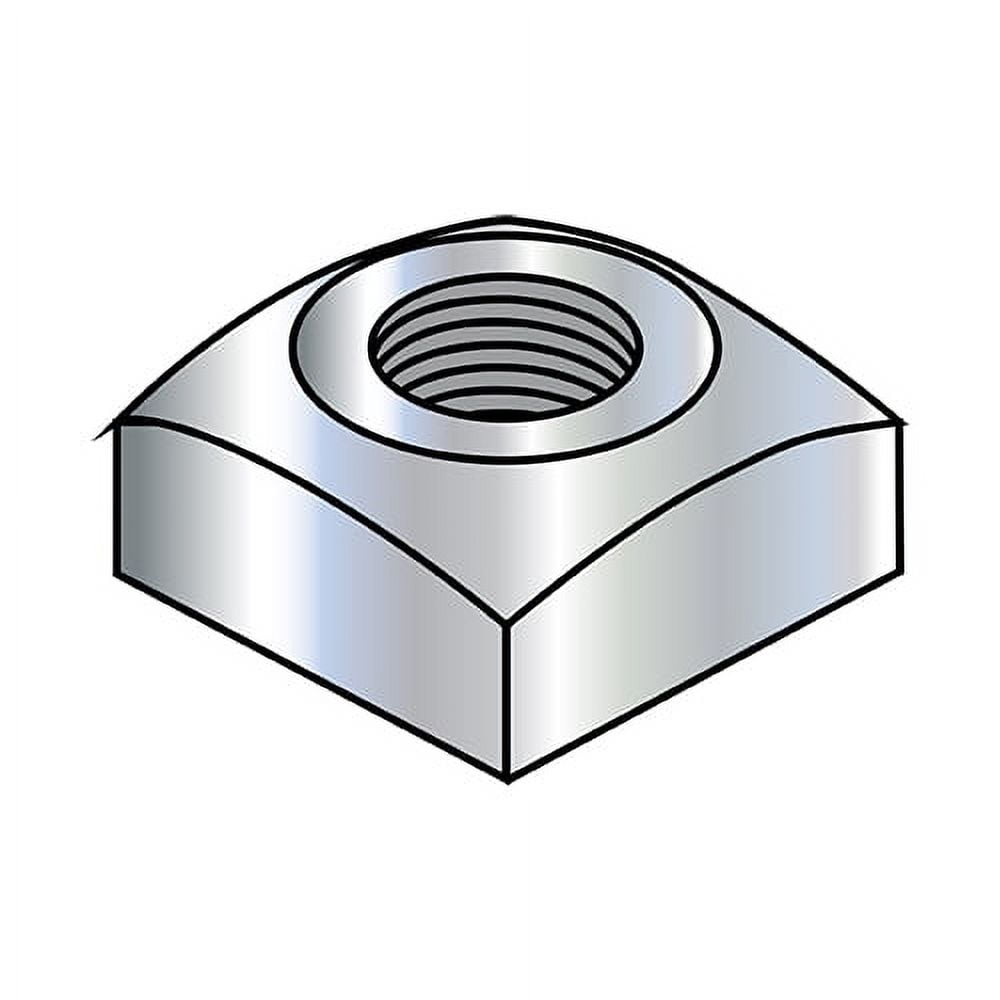 1-8 Regular Square Nut Zinc (Pack Qty 50) BC-100NQR - Walmart Business ...
