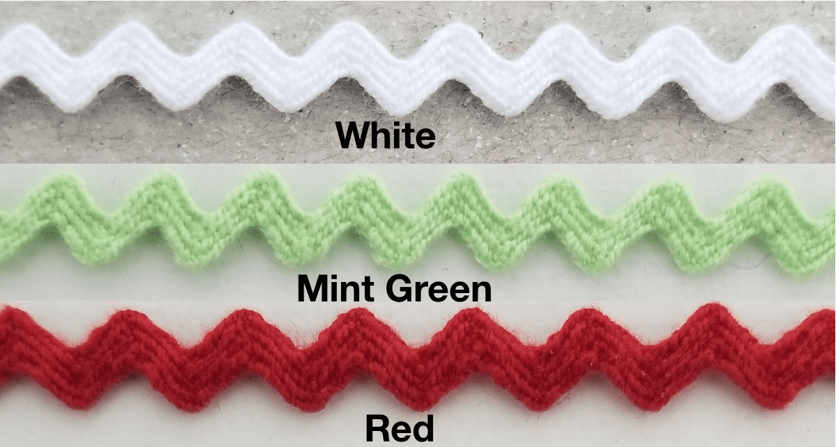 1/8" Ric Rac Zig Zag Trim - 36 Yards - Many Colors Available! - Walmart.com