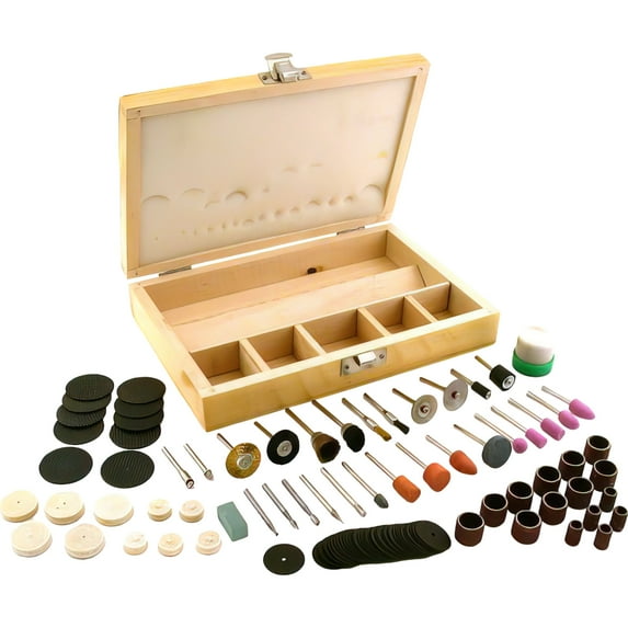 1/8" Rotary Tool Accessory Bit Set Hobby Craft Jewelers Tools 100Pcs ...