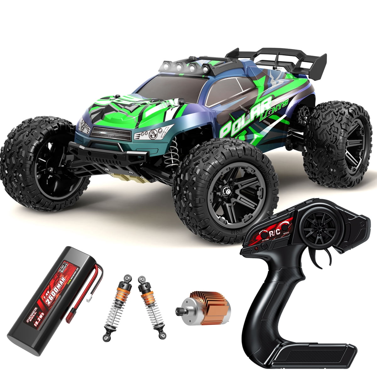 1/8 Scale,2.4GHz RC off-Road Vehicle, 45KM/H RC High-Speed Car, with ...