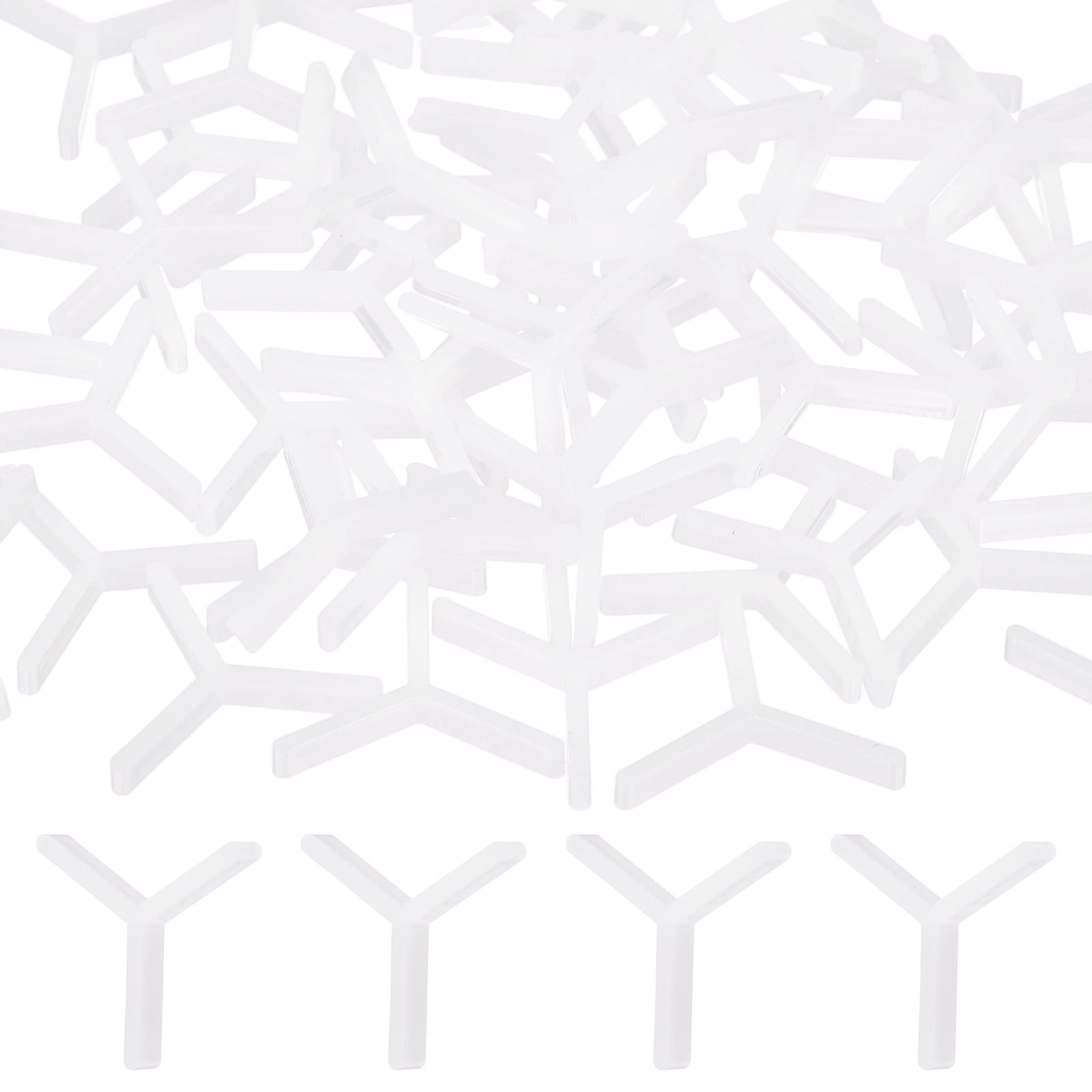 Uxcell 1/16" (1.5mm) Y Type Tile Spacers, 300 Pcs Suit 1.5 mm Plastic ...