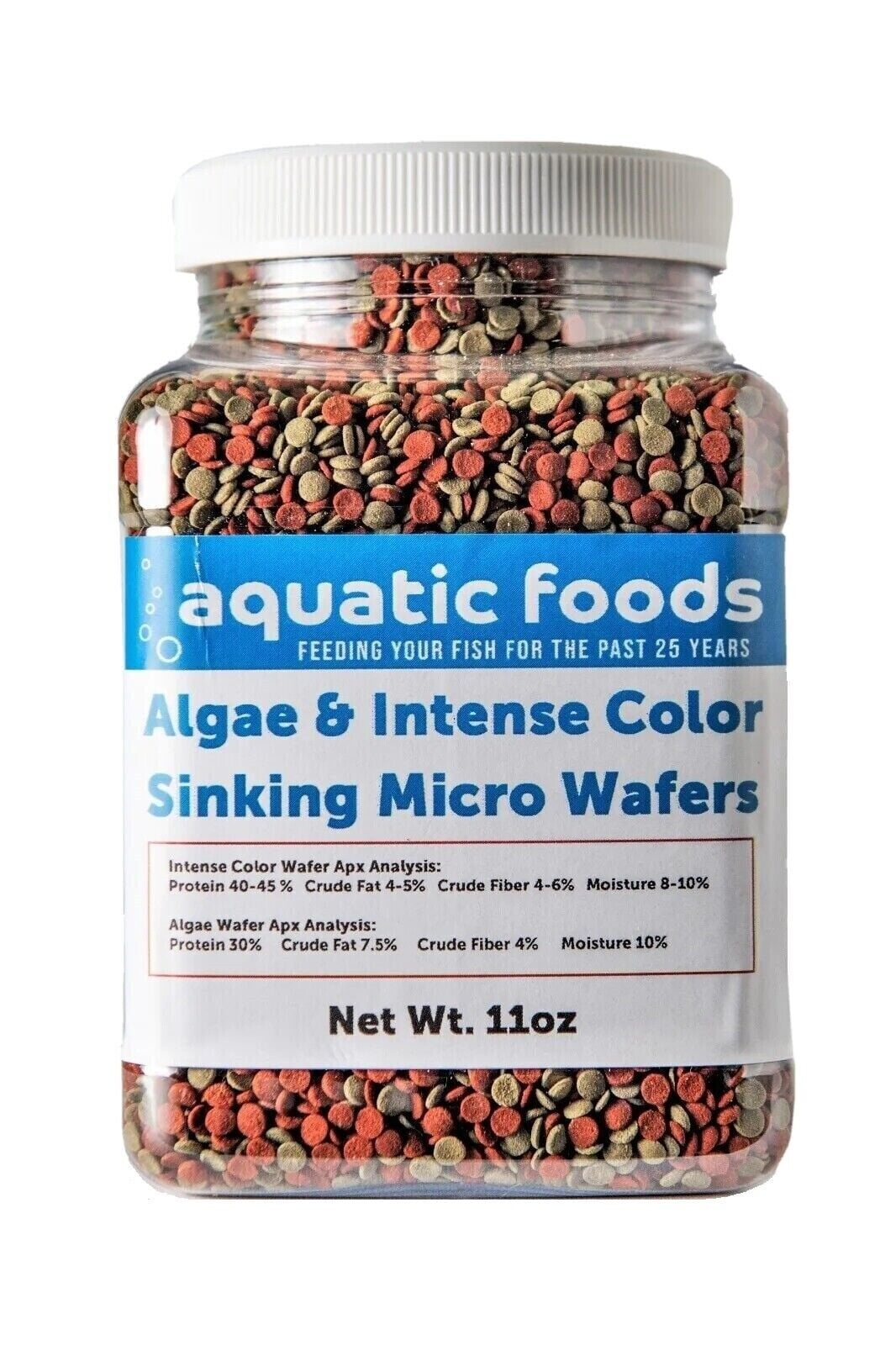 1/8" Wafer Mix of Algae & Intense Color Enhancing Sinking Micro Wafers ...
