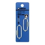 1/8" Wide Jaw Quick Links, 2 Pack, Zinc, Peerless Chain Company ...