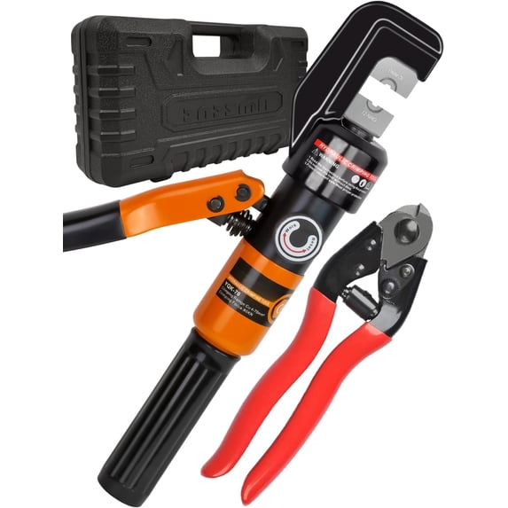 1/8" Wire Rope Crimping Tool Hydraulic Hand Tool for Stainless Steel ...
