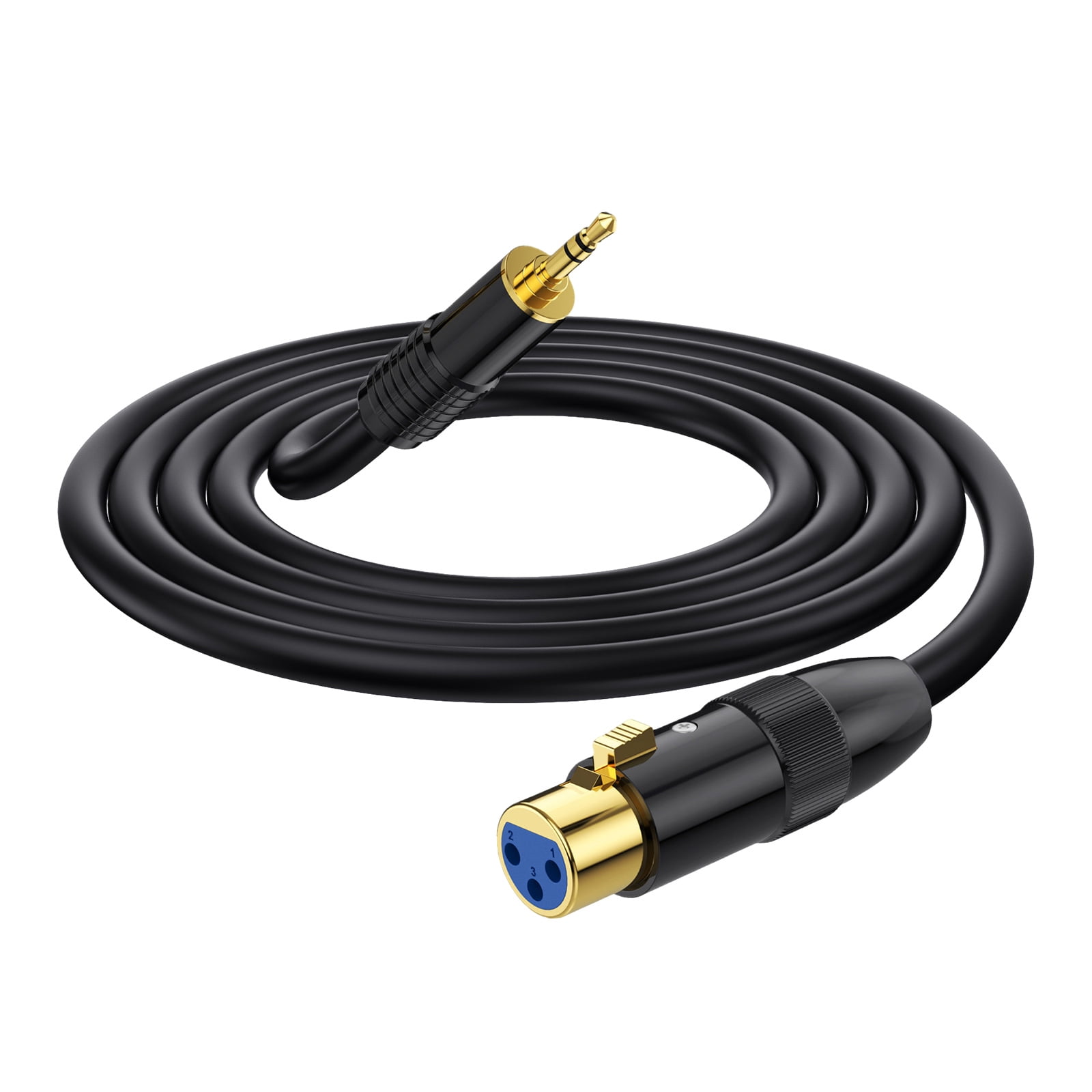 1/8 inch 3.5mm Male to Sound Female Stereo Adapter Cable for Camcorders ...