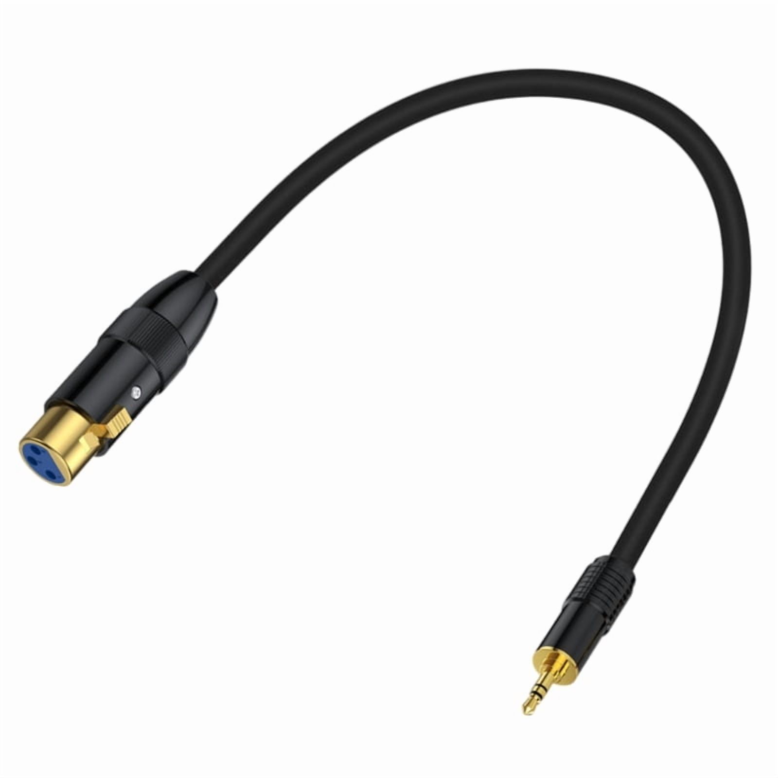 1/8 inch 3.5mm Male to Sound Female Stereo Adapter Cable for Camcorders ...