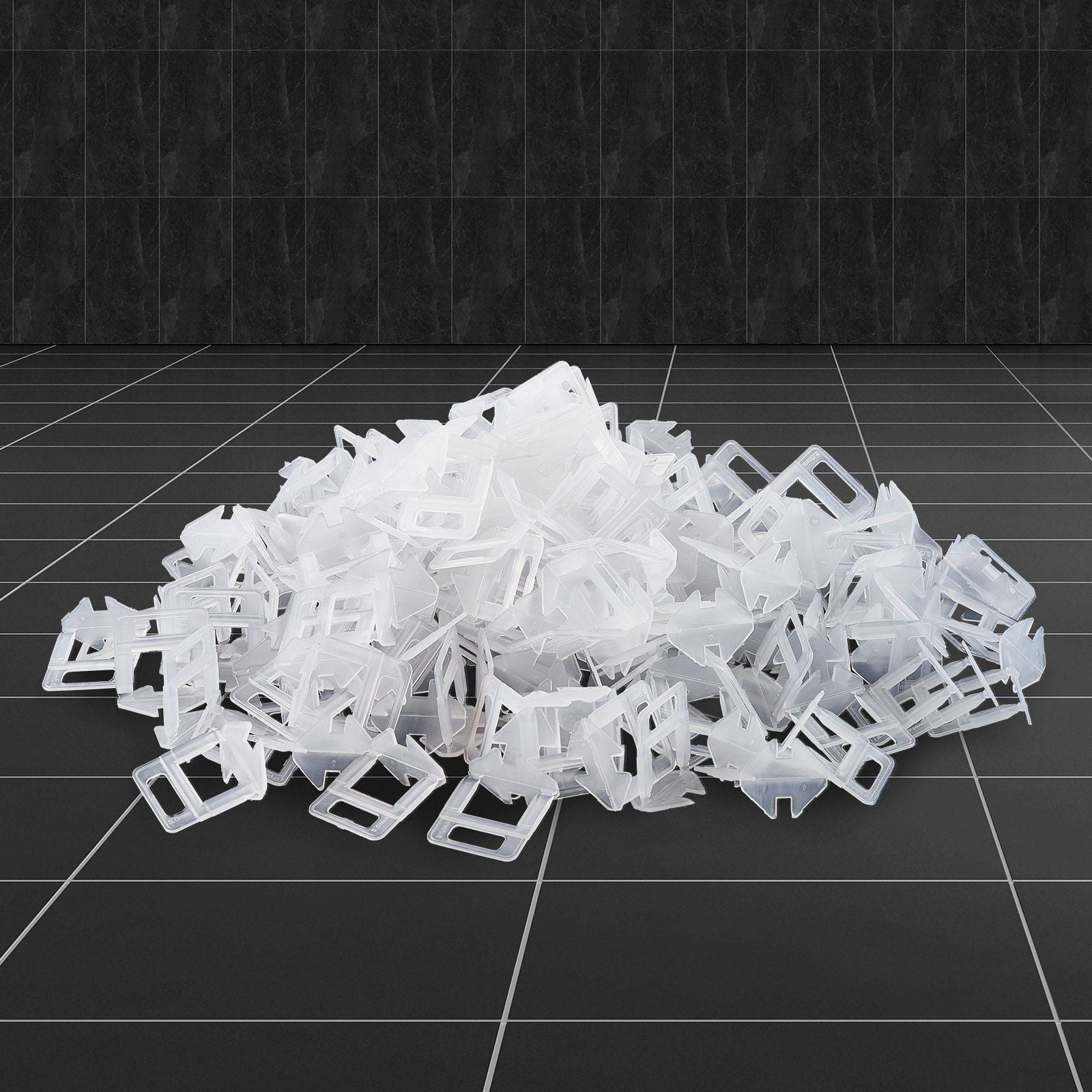 1/8 inch Tile Spacer and Leveling Clip Set - 700 Count Tiling Tools for ...