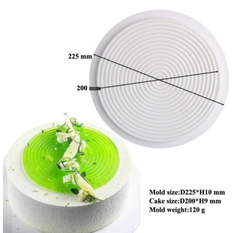 1-8 inch round mosquito coil rainbow ring mousse cake mold DIY ...