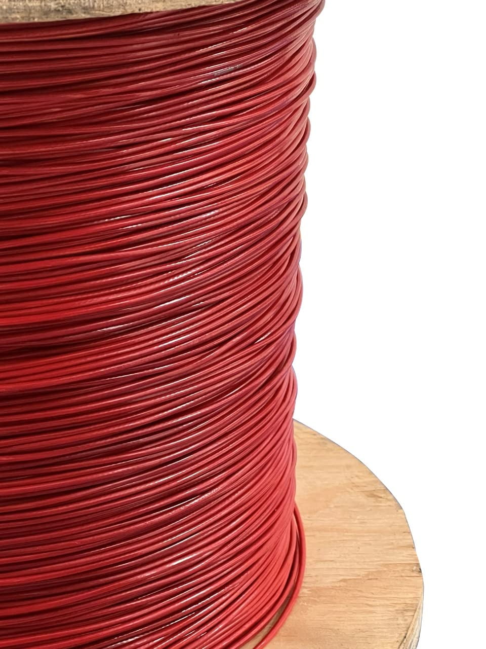 1/8" to 3/16" (PVC) Vinyl Coated RED Color Galvanized Cable 7x7 Strand ...
