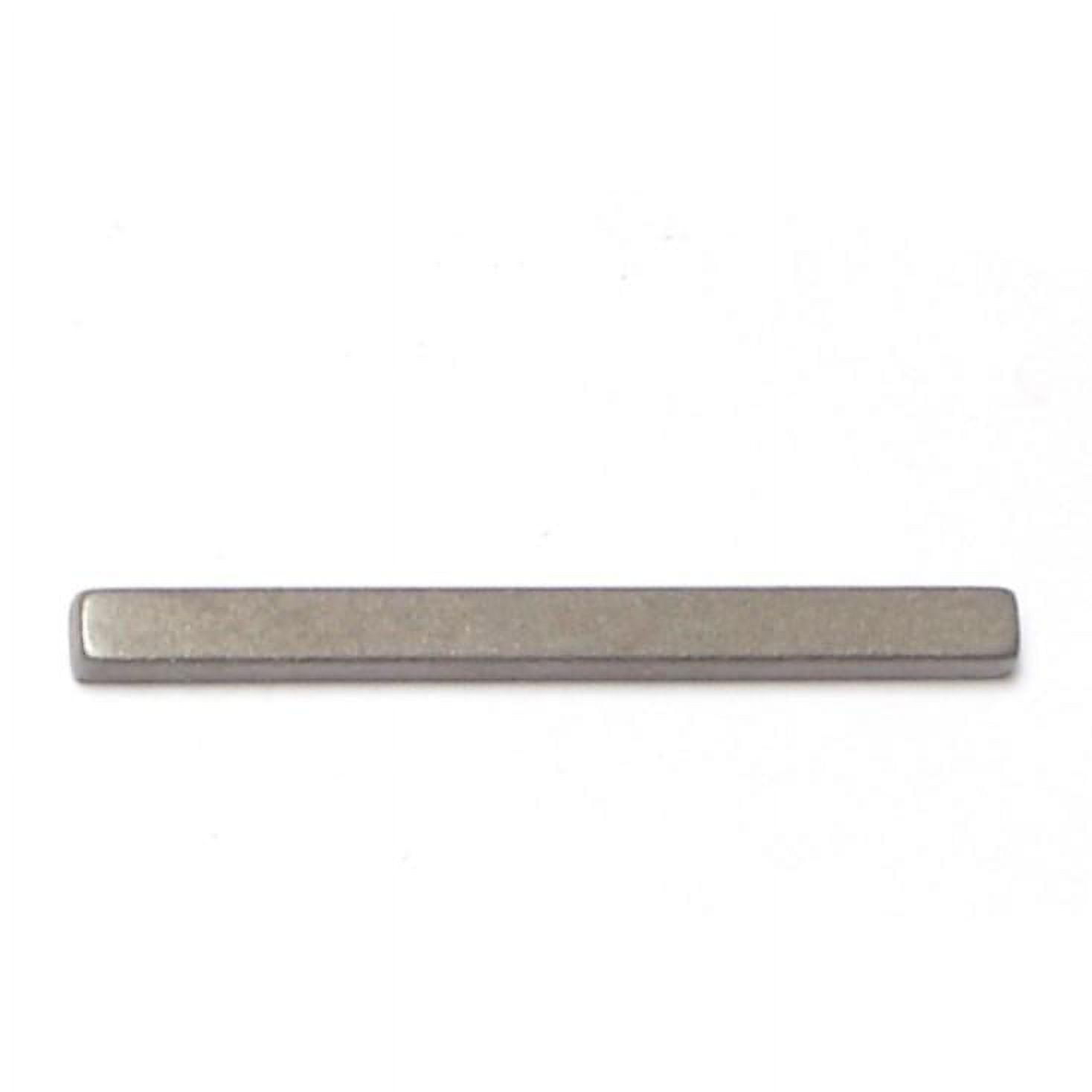 1/8" x 1/8" x 1-1/2" Zinc Plated Steel Square Machine Keys MKS-099 (10 ...