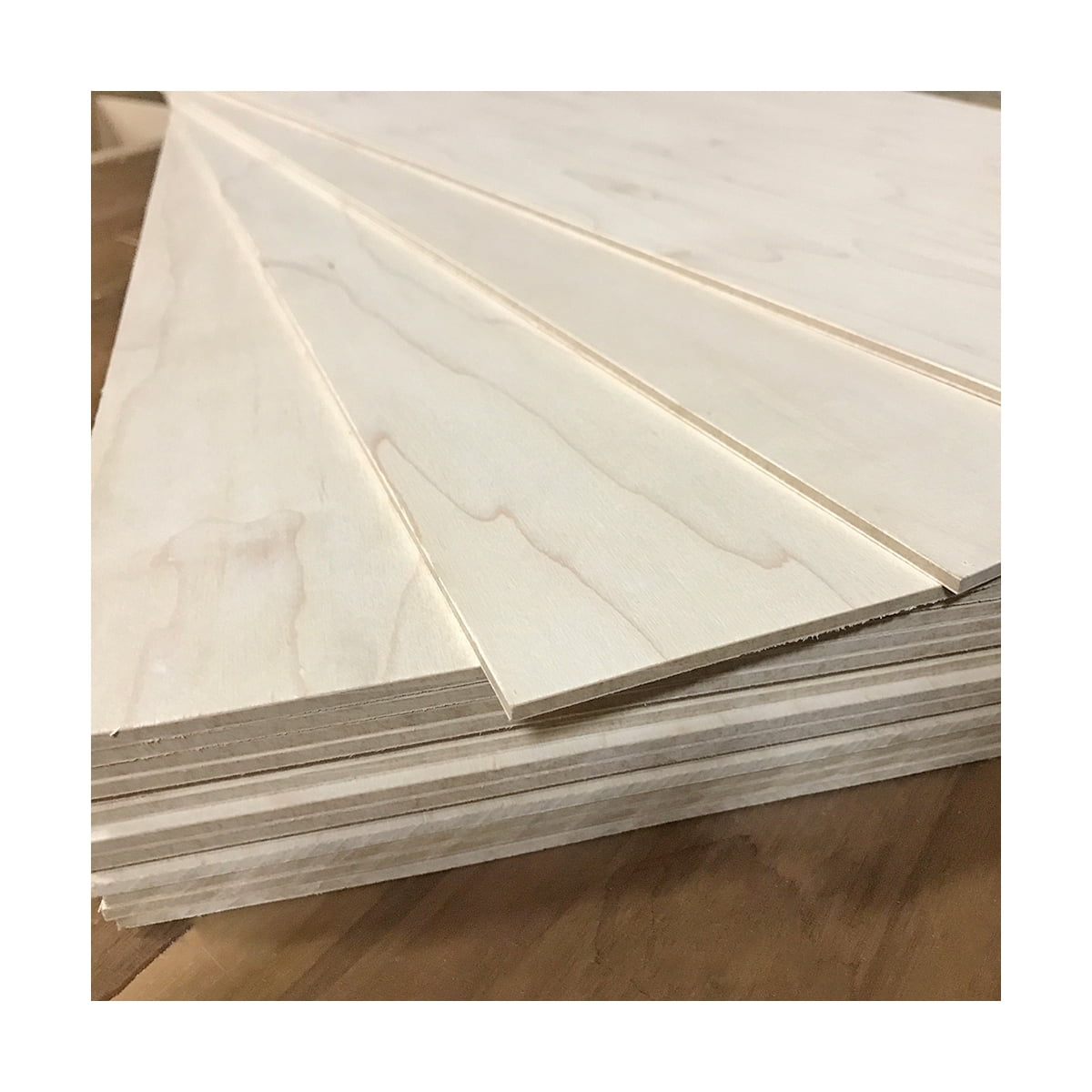 Cherokee Wood Products - 32pcs Maple Veneer Sheets, 1/8" x 12" x 24 ...