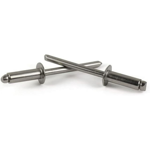 1/8" x .18"-.25" (#44) Standard Blind Rivets/All Stainless / 1,000 Pc ...