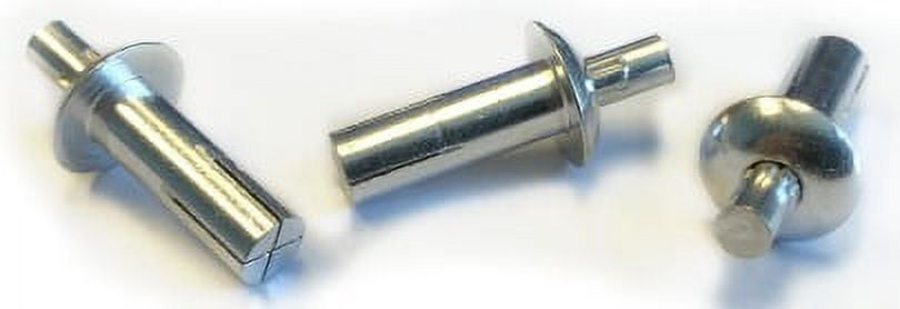 1/8" x 7/32" Universal Head Drive Pin Rivets / Aluminum Body / SS ...