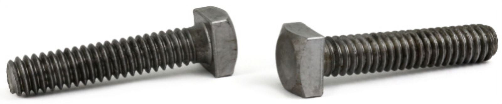 1-8 x 9" Square Head Machine Bolts / Steel / Plain - 20 Piece Carton ...