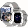 1.83" Full Touch Smartwatch: Wireless Calls, Sedentary Reminder, Multi ...