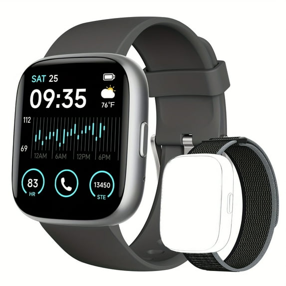 1.83" Full Touch Sports Smart Watch - Built-in Alexa, Call Function ...