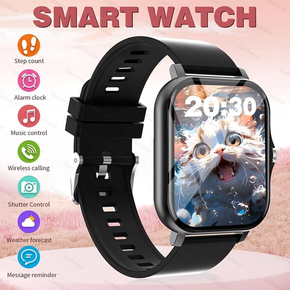 1.83 Inch Full Touch Smartwatch, HD Call & Music Fitness Tracker ...