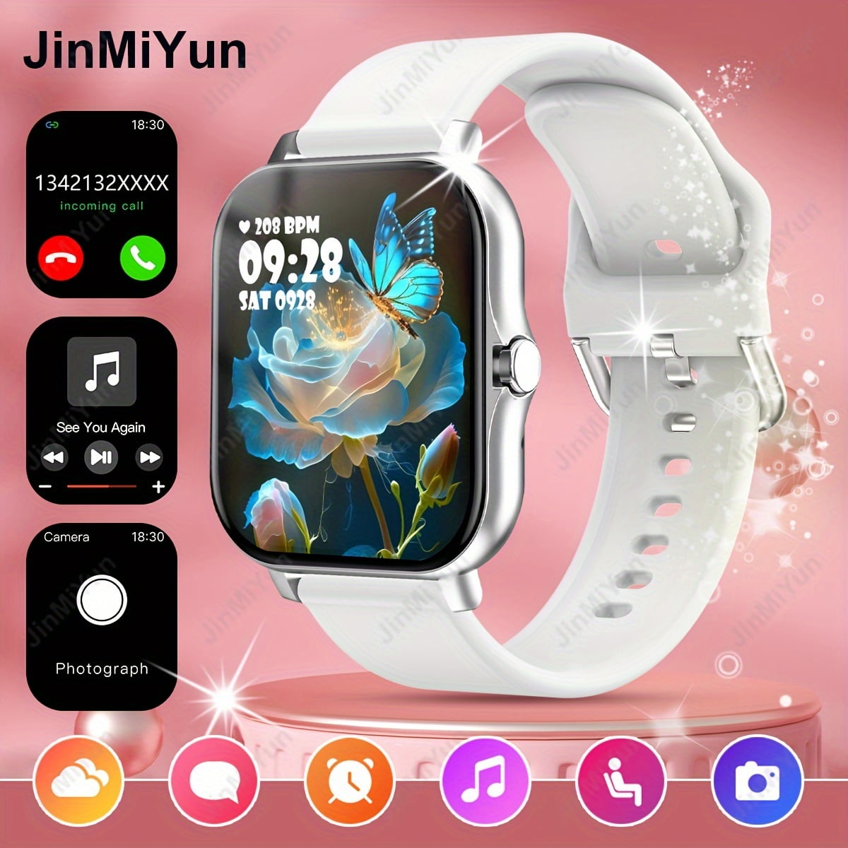 "1.83" Smart Watch for Men & Women - Full Touch Screen, Wireless ...