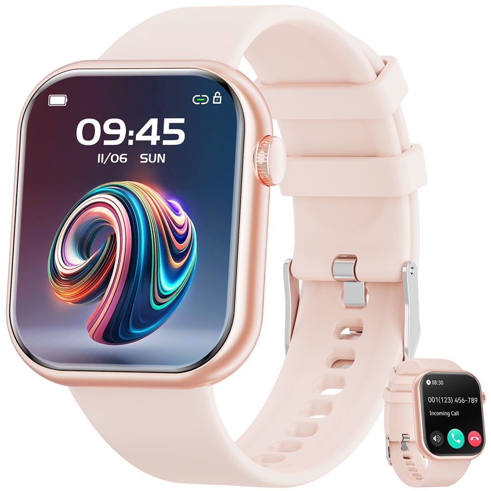 1.83 inch Smart Watch for Women, Pink - Walmart.com