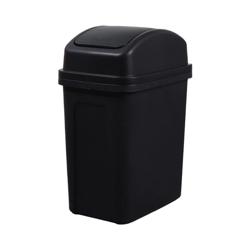 1.85 Gallon Kitchen Trash Can, Trash Can with Lid 360 ° Sliding Cover ...
