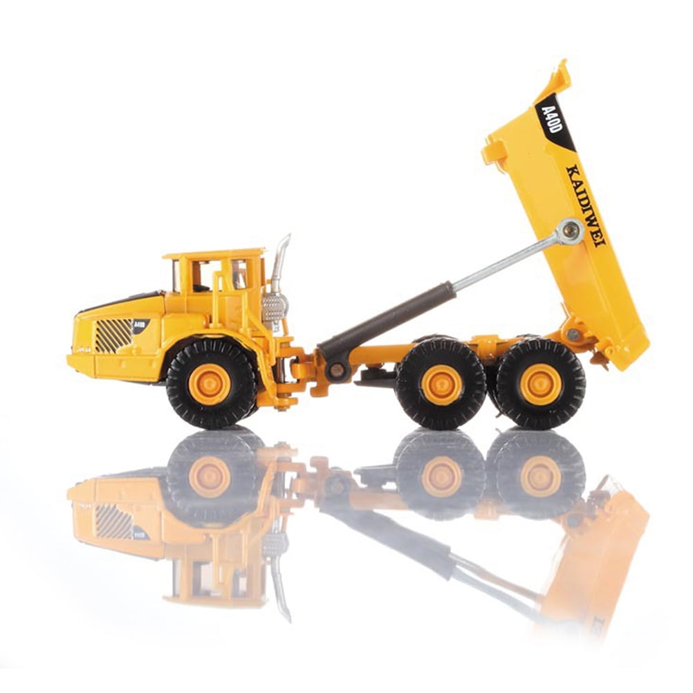 1:87 Construction Vehicles Model Engineering Car Dump Truck Toy Gift ...