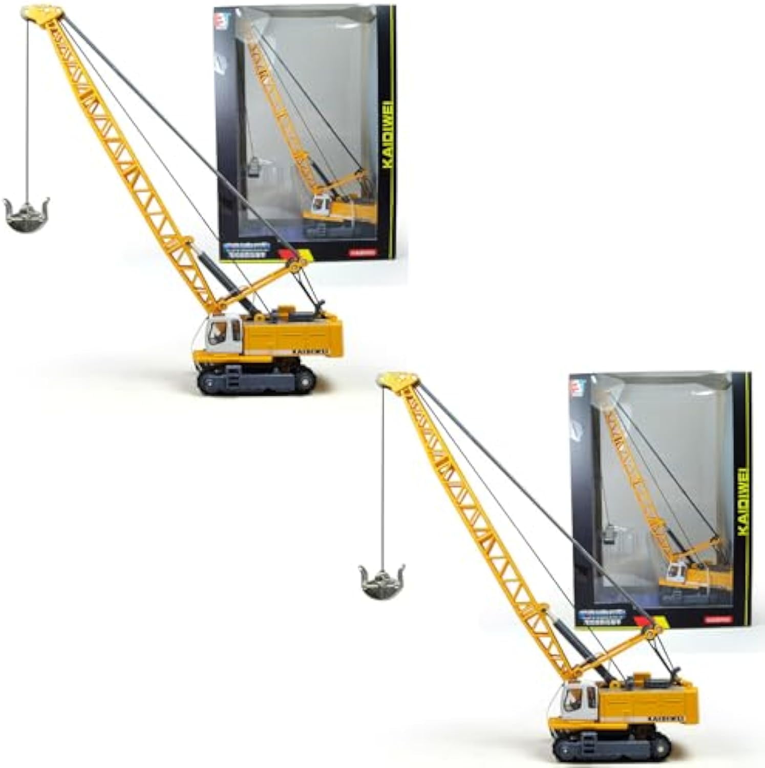 1:87 Ho Scale Tower Cable Crane All-Alloy Tower Cable Excavator ...